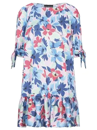 Moschino Floral-print Mini Dress - Blue