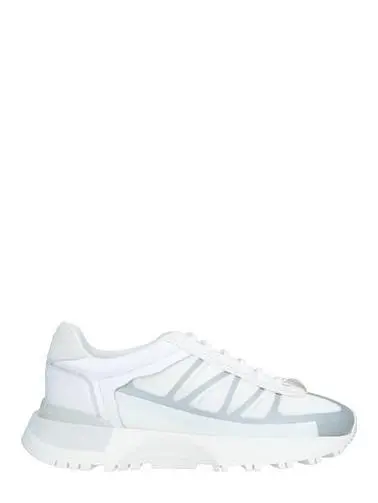 MAISON MARGIELA Sneakers In Leather And Textile Fibers - White