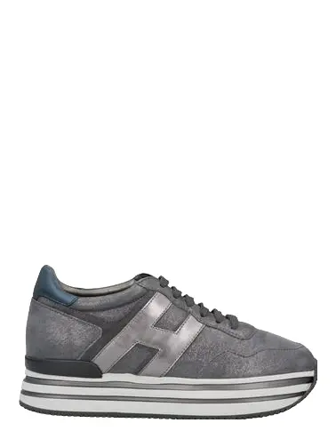 Hogan Leather Sneakers - Grey