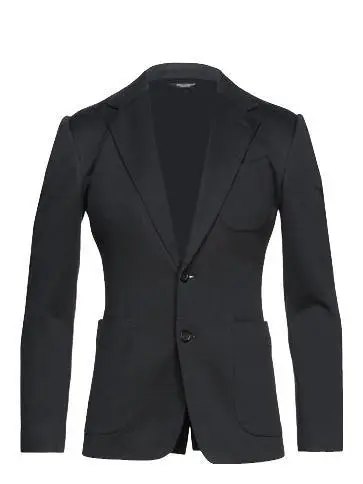 Dolce & Gabbana Blazer Charcoal Size Cotton, Polyamide, Polyester, Silk - Grey
