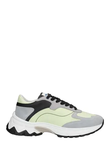 STREIM Sneakers In Leather And Textile Fibers - Grey