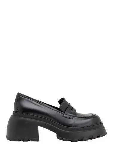 8 BY YOOX Leather Chunky Penny Loafer - Black