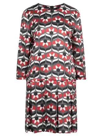 Moschino Mini Dress In Silk And Viscose - Grey