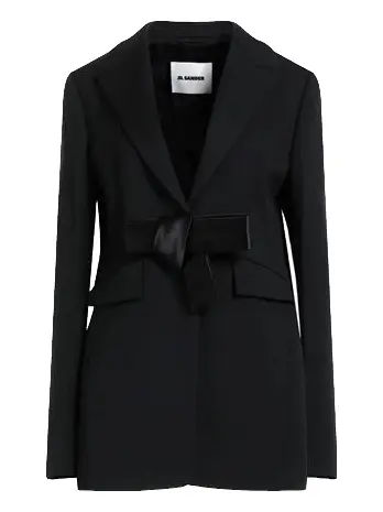 JIL SANDER Virgin Wool Blazer - Black