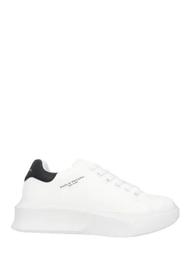 PAOLO PECORA Textile Sneakers - White