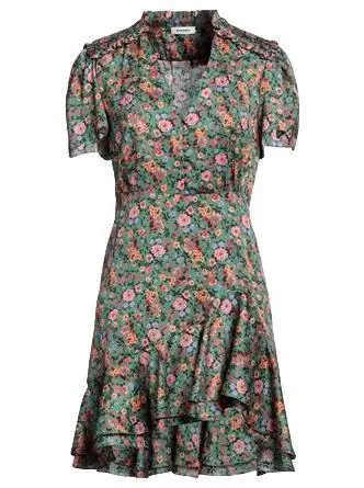 Sandro Mini Dress Size Polyester - Green