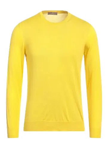 CRUCIANI Sweater Cotton And Cashmere - Yellow