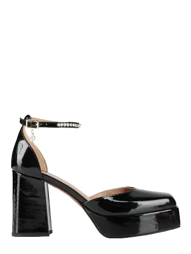 Maje Pumps Leather Patent-effect - Black