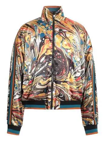Dolce & Gabbana Multicolor Bomber Jacket - Yellow