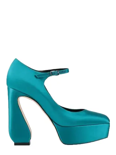 SERGIO ROSSI Mary Jane Pumps - Green