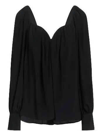 DONDUP Acetate And Silk Top - Black