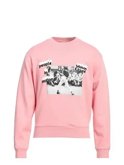 Maison Kitsuné Cotton And Wool Sweatshirt - Pink