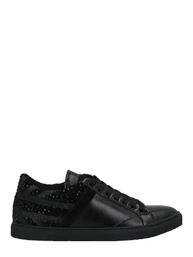 John Richmond Leather Low-top Sneakers - Black