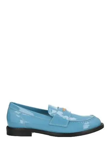 BALDININI Sky Leather Loafers - Blue