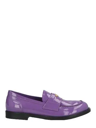 BALDININI Sky Leather Loafers - Purple