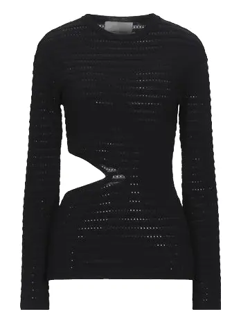 FRANKIE MORELLO Knit Viscose-blend Sweater - Black