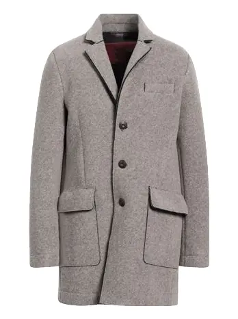 STEWART Single-breasted Coat - Beige