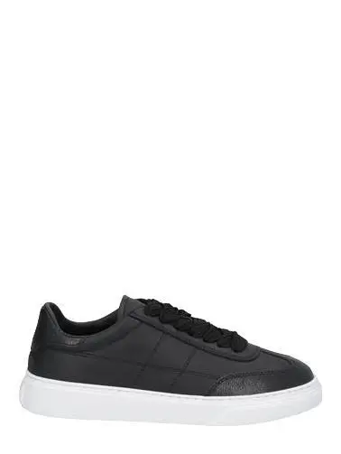 Hogan Soft Leather Sneakers - Black