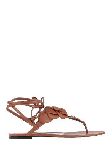 Valentino Garavani Atelier Thong Sandals - Brown