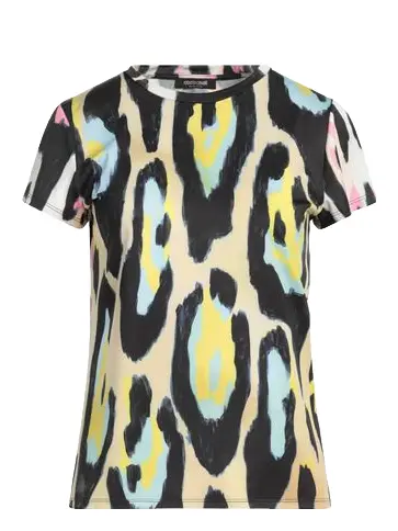 Roberto Cavalli Printed Jersey T-shirt - Beige