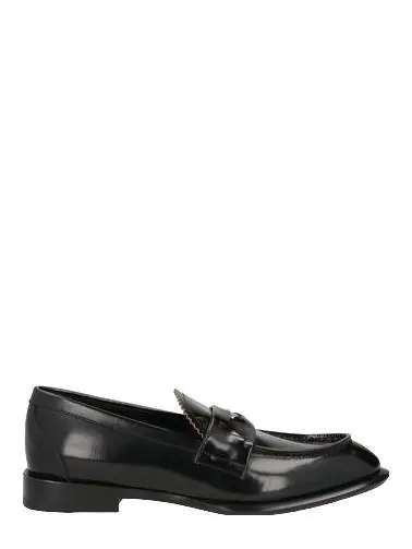 Alexander McQueen Loafers In Leather - Black