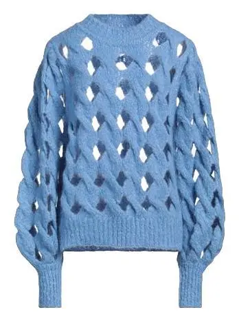 Isabel Marant Light Mohair-wool Blend Knit Sweater - Blue