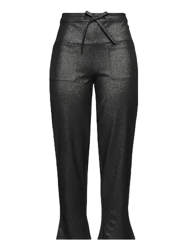 MANILA GRACE Tapered Leg Trousers - Black