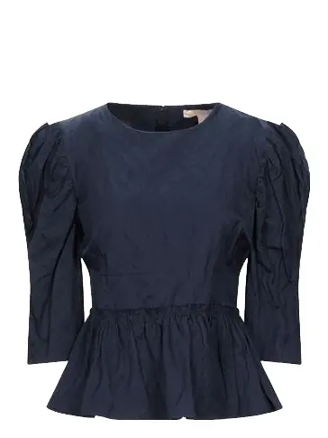 Brock Collection Peplum Top - Blue