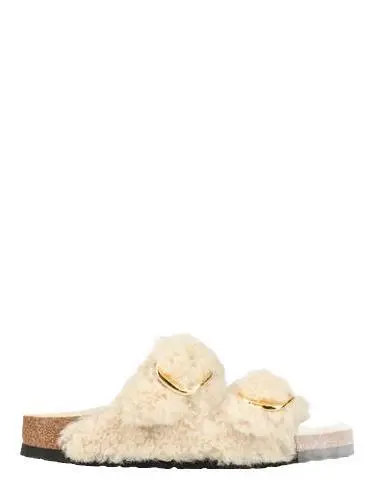 BIRKENSTOCK Shearling Sandals - White
