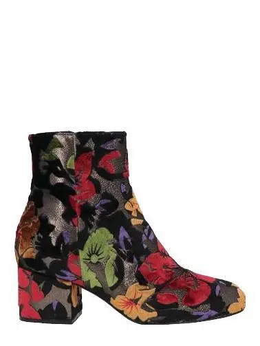 POLLINI Floral Print Ankle Boots - Yellow
