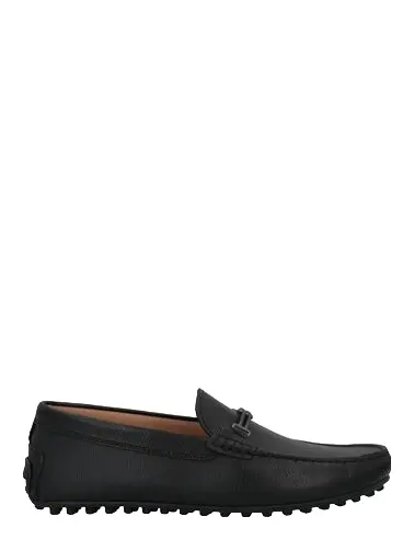 TOD'S Soft Leather Loafers - Black