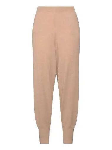 Stella McCartney Cashmere, Virgin Wool, Wool, And Polyamide Knitted Trousers - Camel