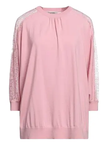 Valentino Garavani Sweater In Virgin Wool Blend - Pink