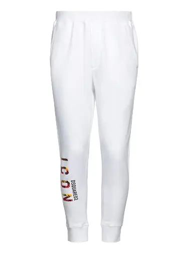 Dsquared2 Icon Pants Size Cotton, Elastane - White