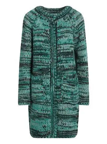 P.a.r.o.s.h P. A.r. O.s. H. Coat Turquoise Size Wool, Acrylic, Alpaca Wool, Mohair Wool, Polyamide - Blue