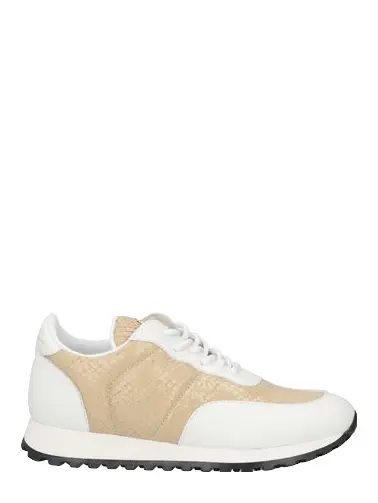 GIUSEPPE ZANOTTI Low-top Leather Sneakers - Beige
