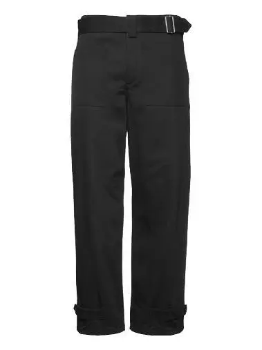 Alexander McQueen Tapered Gabardine Pants - Black