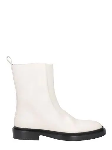 JIL SANDER Ankle Chelsea Boots - Off White