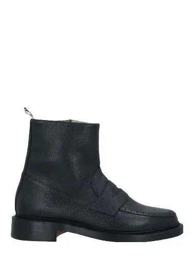 Thom Browne Leather Ankle Boots - Black