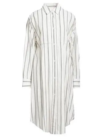 MAISON MARGIELA Midi Shirt Dress - White
