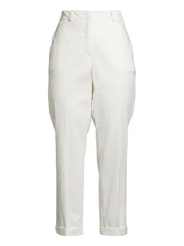 Peserico Tapered Twill Pants - Off White