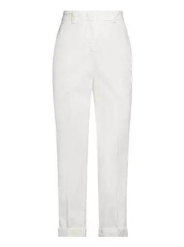 Peserico Tapered Twill Pants - White