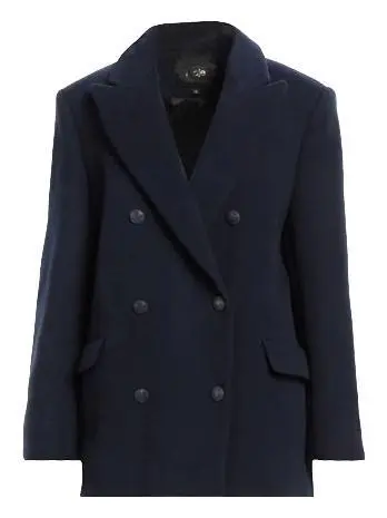 Maje Double-breasted Coat - Midnight Blue