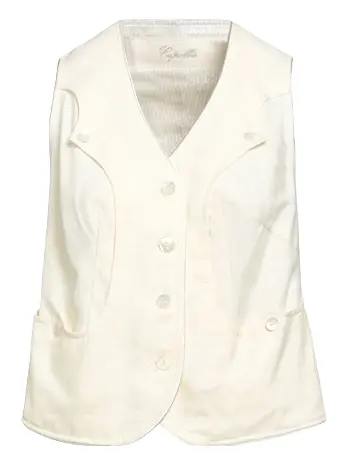 CAPALBIO Tailored Vest - White