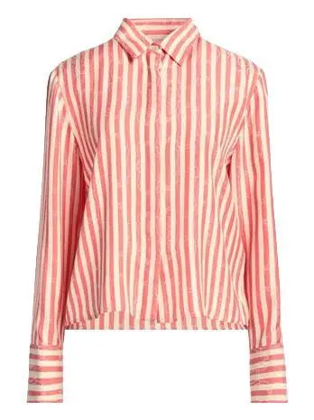 Agnona Striped Jacquard Shirt - Salmon Pink
