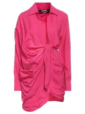 Jacquemus Le Papier Mini Dress - Fuchsia