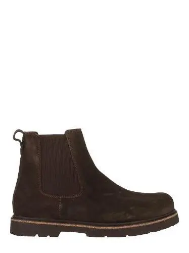 BIRKENSTOCK Dark Leather Chelsea Boots - Brown