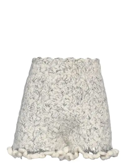 Dolce & Gabbana Knitted Two-tone Shorts - White