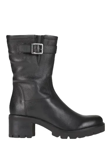 JONAK Leather Ankle Boots - Black