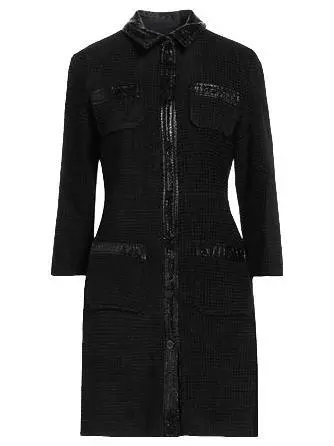 Maje Mini Shirt Dress - Black